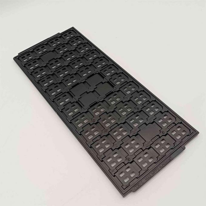 전자 부분을 위한 4x12 매트릭스 MPPO 소재 검은 제덱트레이