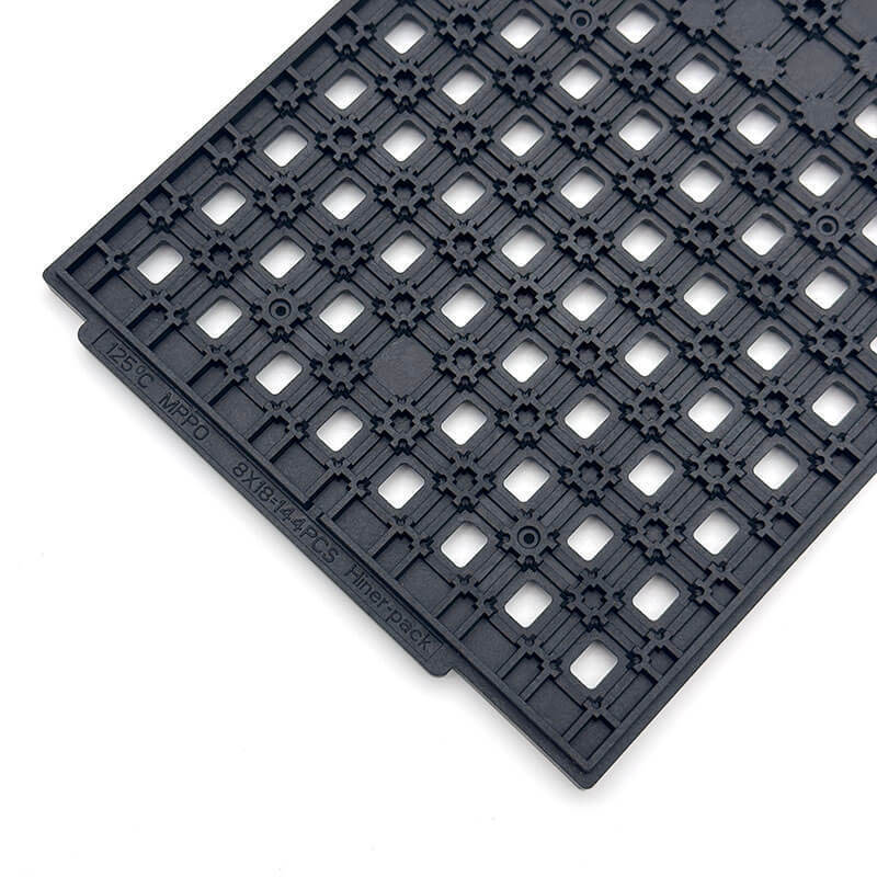 Stackable ROHS Compliant JEDEC Tray IC Tray