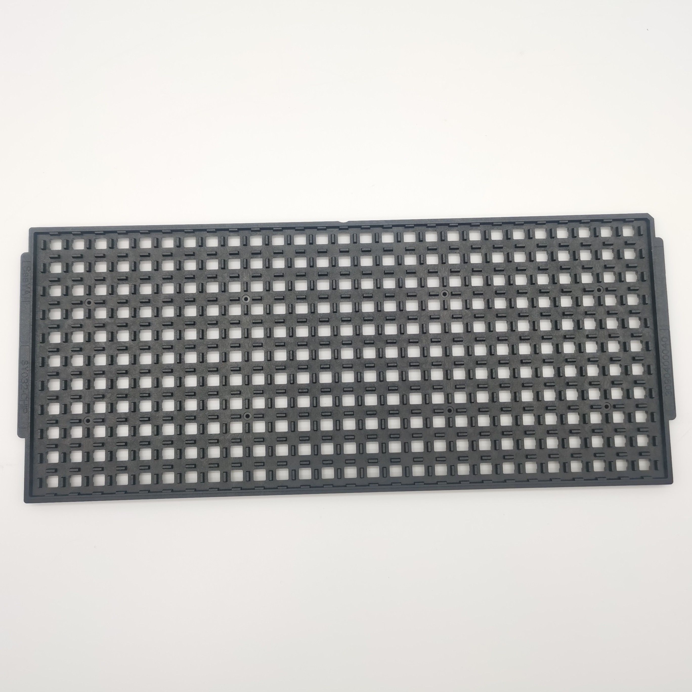 직사각형 JEDEC IC 트레이 단순 IC 포장 솔루션 높이 7.62mm