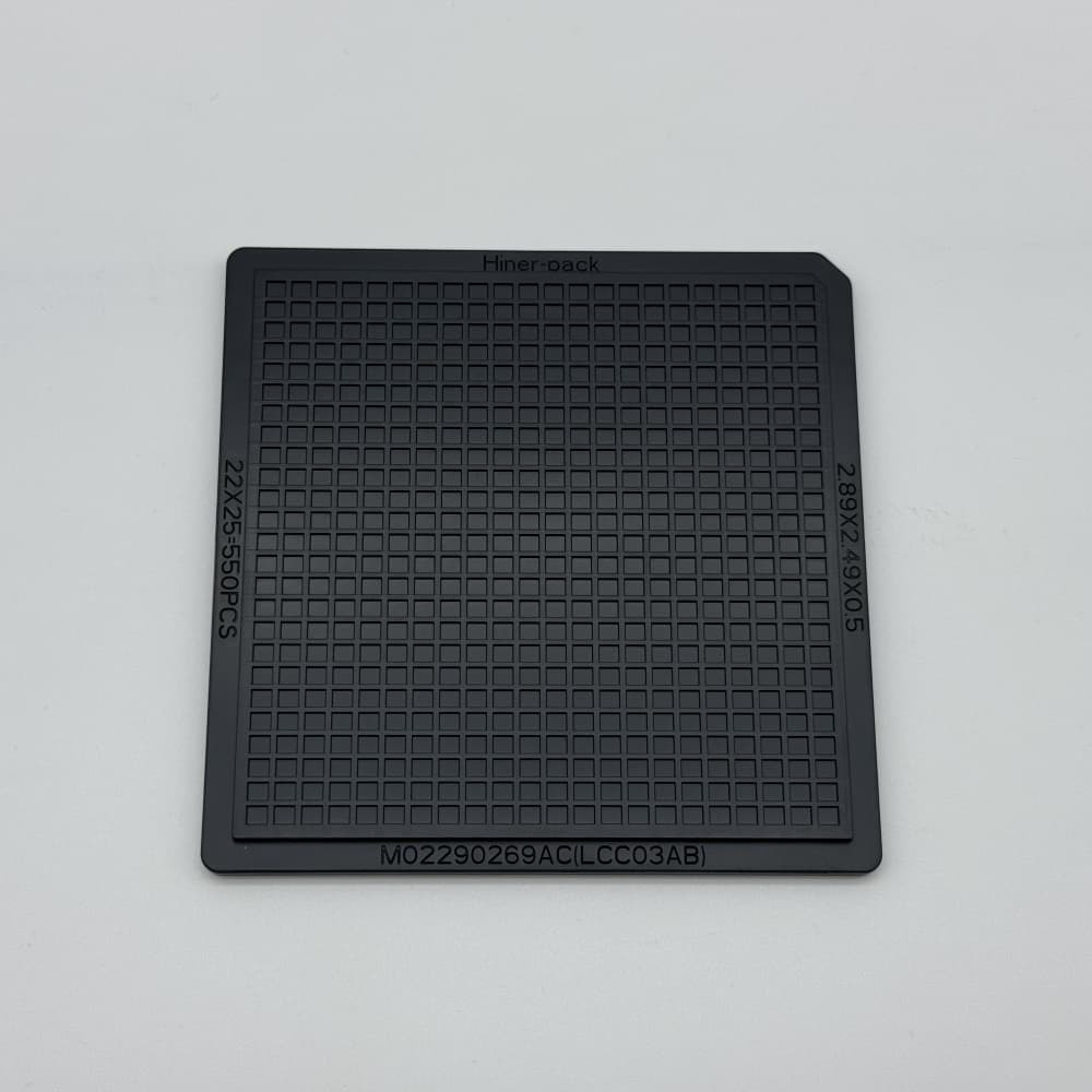4인치 사각 와플 팩 맞춤형 다양한 크기 ESD IC 칩 트레이