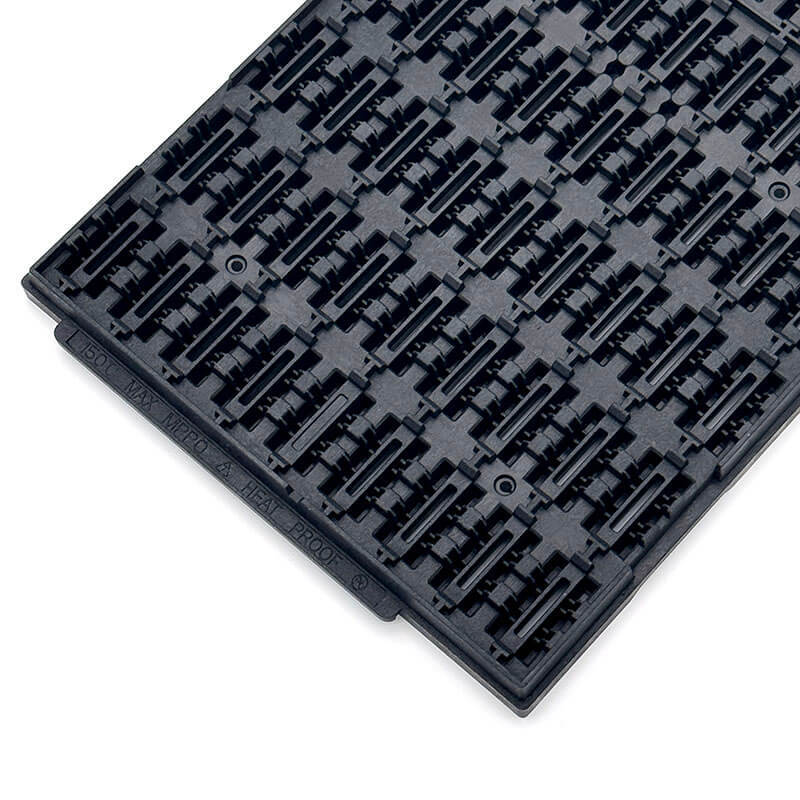 Chip Carrier JEDEC Tray With Custom Molded For Secure IC Transport And ...