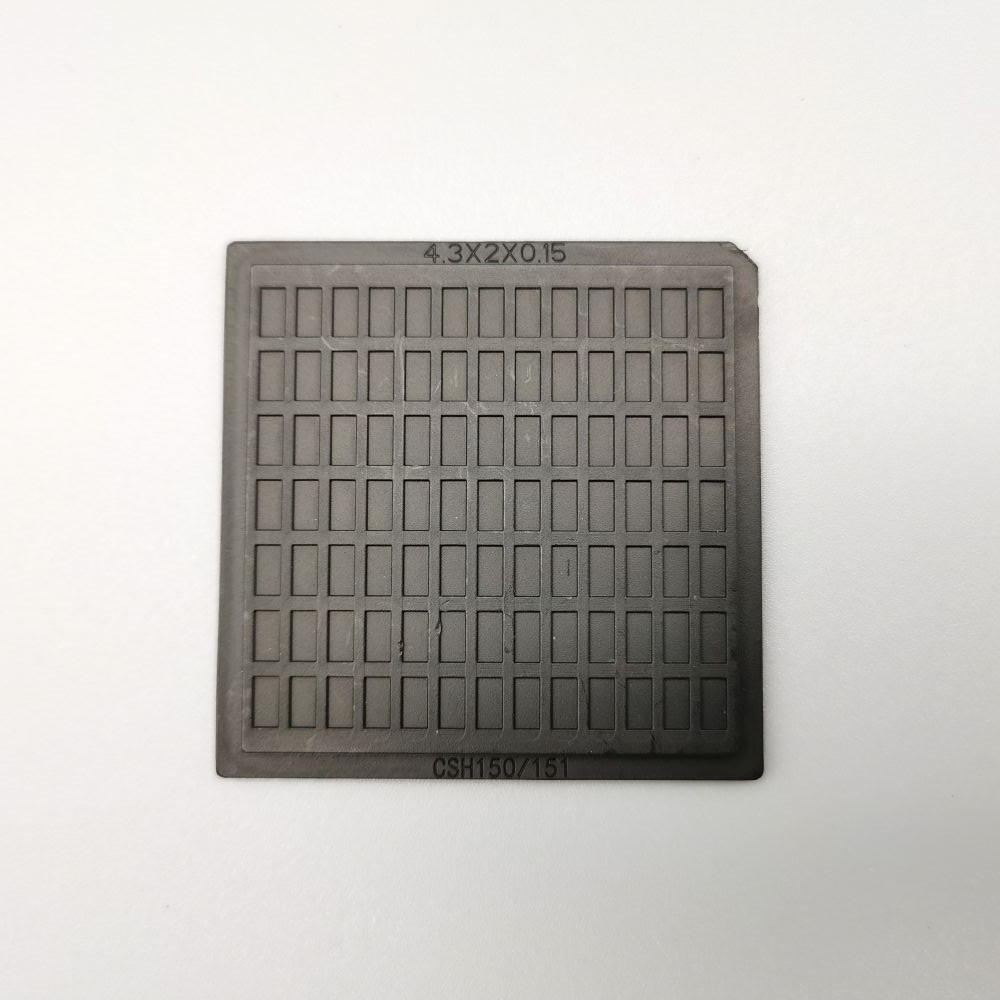 IC 성분을 저장하는 반대 정전기 와플 팩 IC 트레이는 저항과 충돌합니다